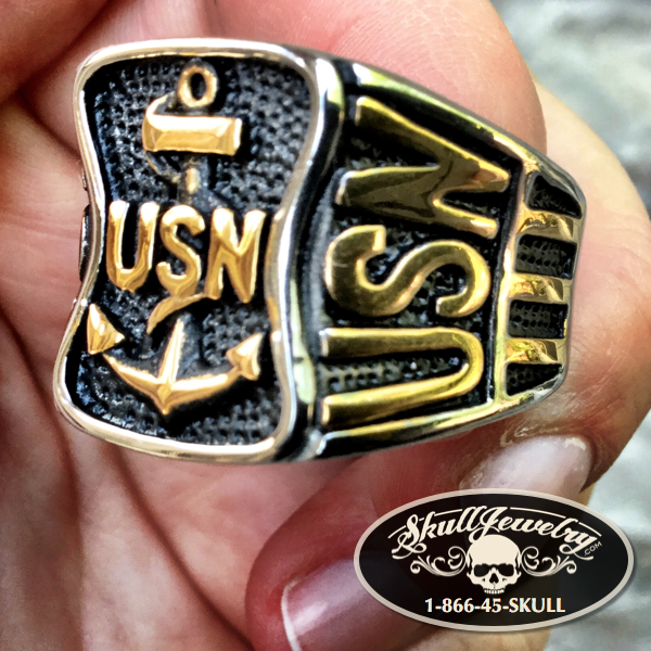 U.S. Navy Ring – SkullJewellery