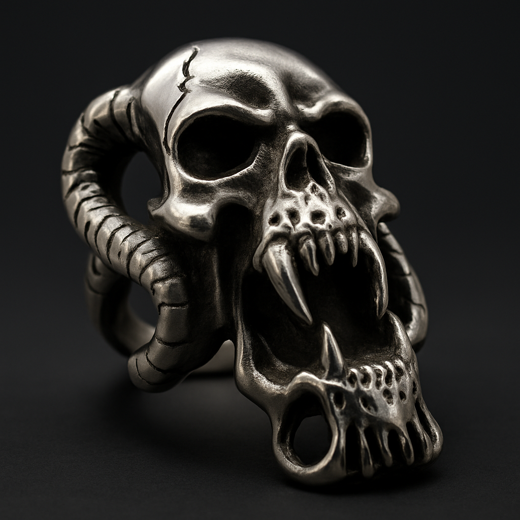 Nightmare Skull Dominator Ring - Fearless Stainless Steel Jewelry ...